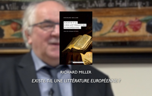 Interview de Richard MILLER : « Existe-t-il une littérature européenne ...